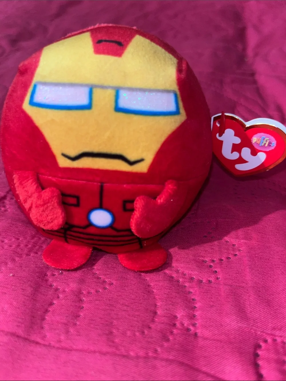 Ty | Toys | Ty Iron Man Inspired Red And Yellow Plush | Poshmark
